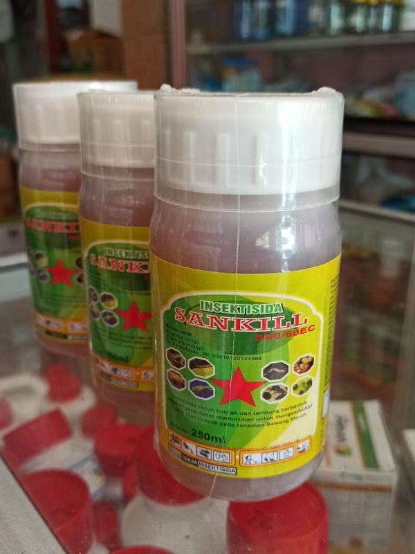 Jual SANKILL / SANKIL 590EC 250ML ORIGINAL INSEKTISIDA PEMBASMI ULAT ...