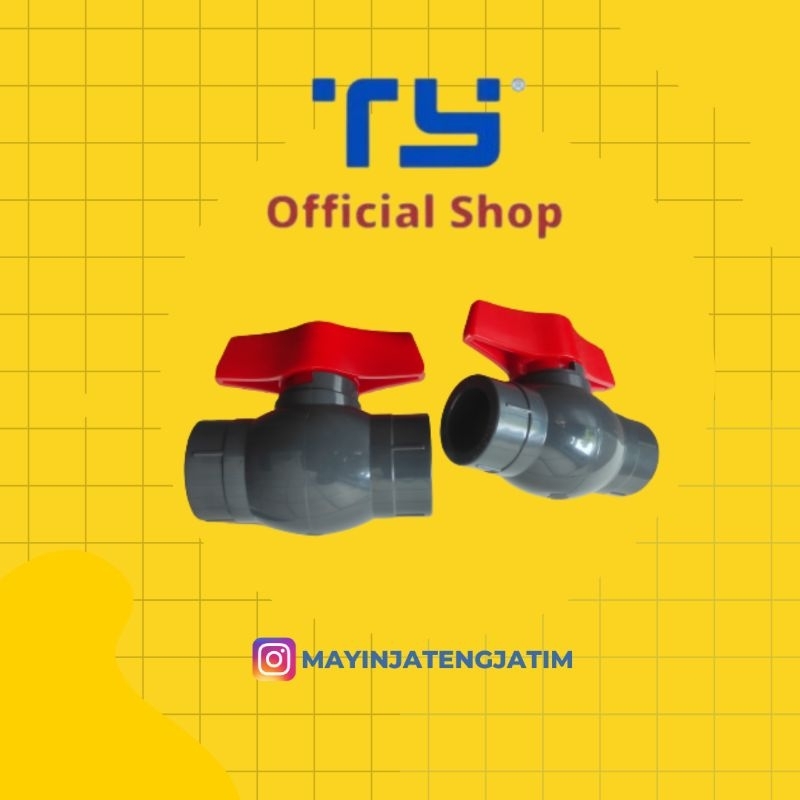 Jual TY Aquarium Valve Pipa Pipe U – PVC / Stop Kran by 3 Pawns | Shopee Indonesia