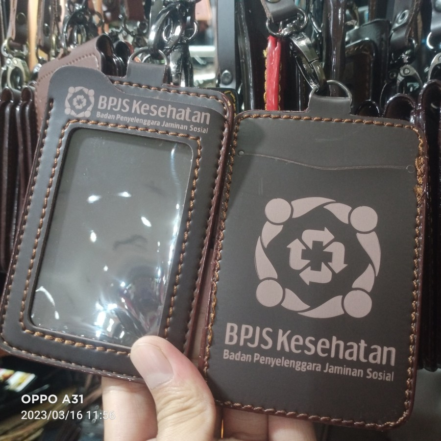 Jual Holder Id Card BPJS / Kalung Id Card BPJS Cokelat | Shopee Indonesia