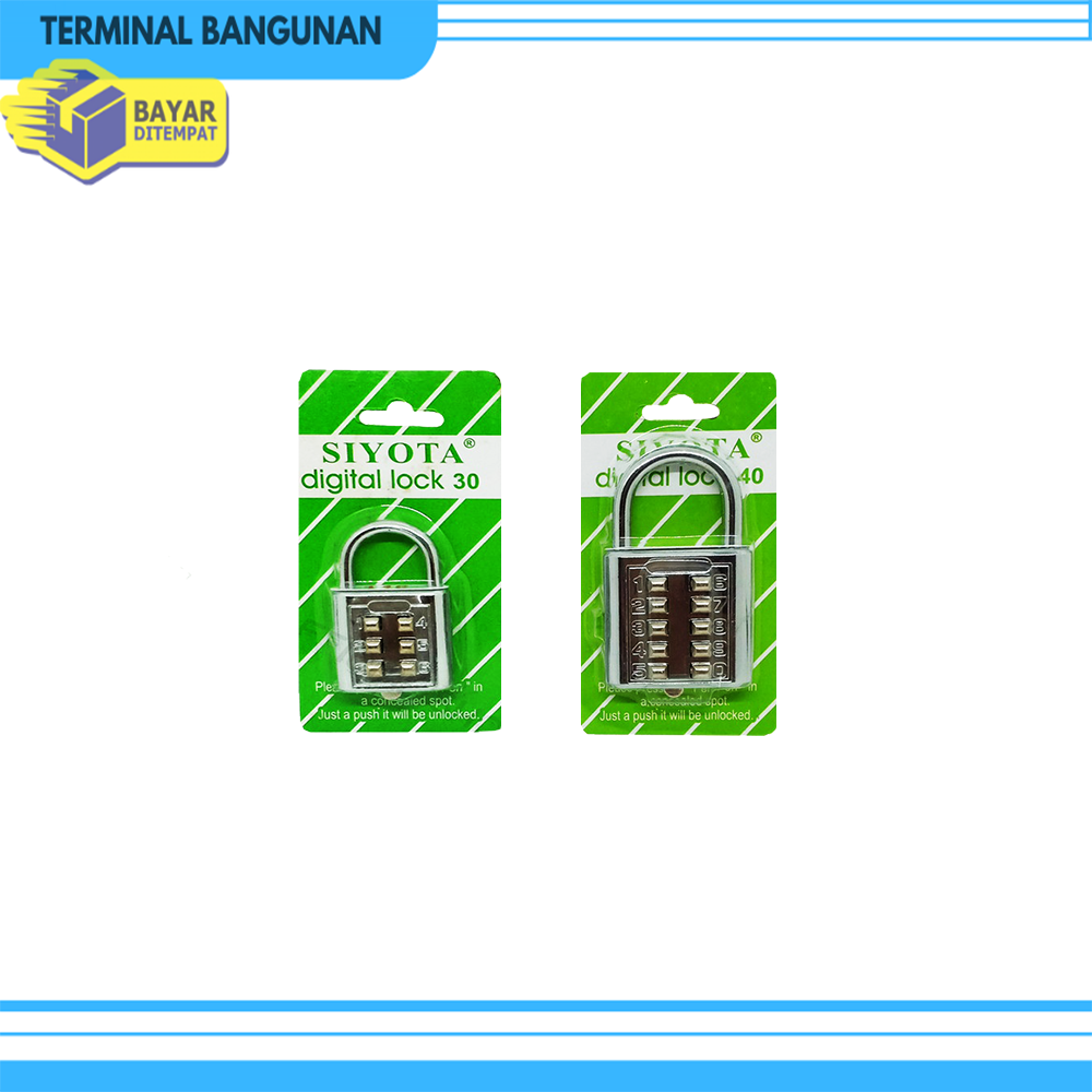 Jual Gembok Digital 30-40mm Siyota Gembok Pengaman Gembok Pin | Shopee ...