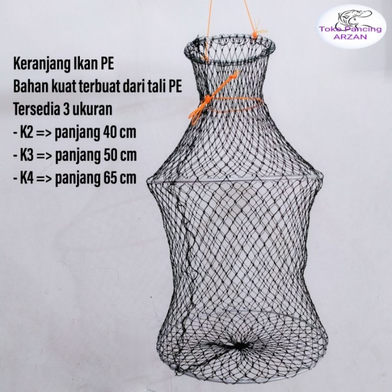 Jual Keranjang Ikan PE / Keramba Ikan / Korang | Shopee Indonesia
