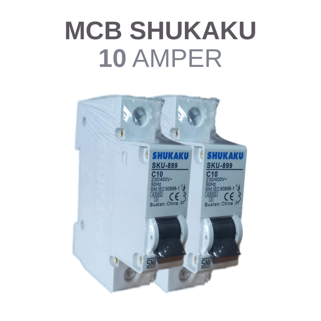 Jual MCB 10A SHUKAKU MCB 10 AMPERE SAKLAR LISTRIK 1 PHASE MCB SHUKAKU 10 ampere | Shopee Indonesia