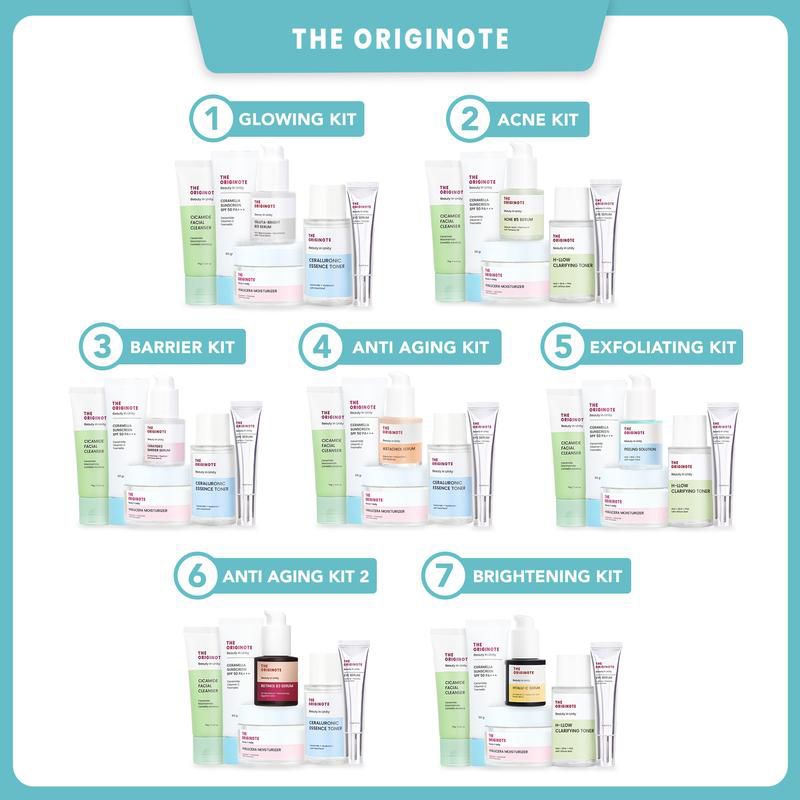 Jual Special Bundle 6in1 The Originote KIT:ACNE KIT,GLOWING KIT,BARRIER ...