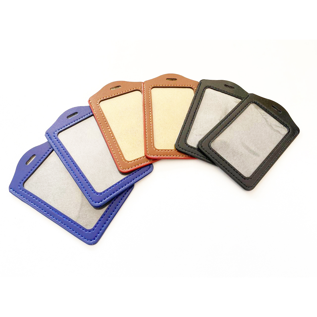Jual Frame Casing Bungkus ID Card Holder Kulit Imitasi | Shopee Indonesia