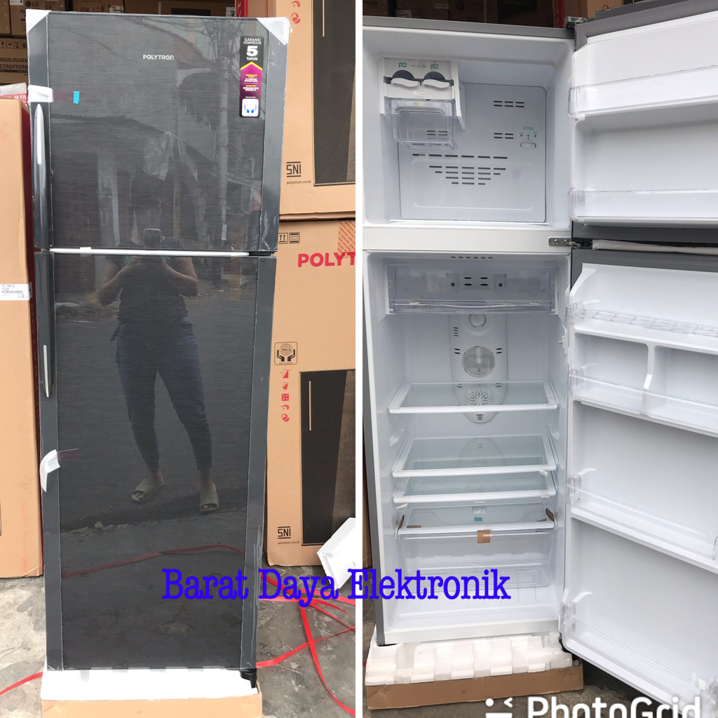 Jual Kulkas Polytron Kulkas Jumbo 2 Pintu 2 Door Refrigerator PRM28DMY ...