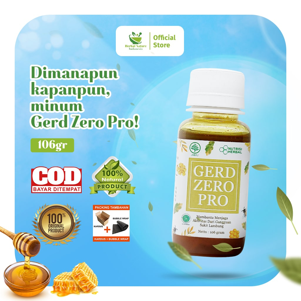 Jual GERD ZERO PRO Madu Obat Herbal Asam Lambung, Maag, Mual, Muntah ...