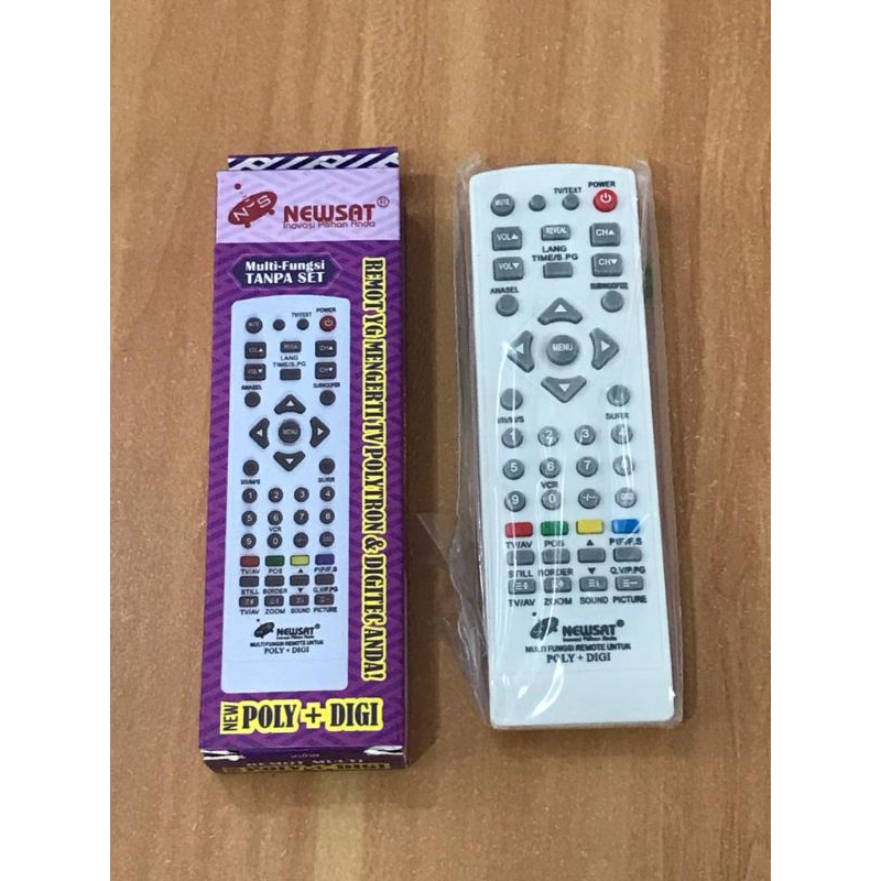 Jual NEWSAT REMOTE TV TABUNG POLYTRON /DIGITEC | Shopee Indonesia