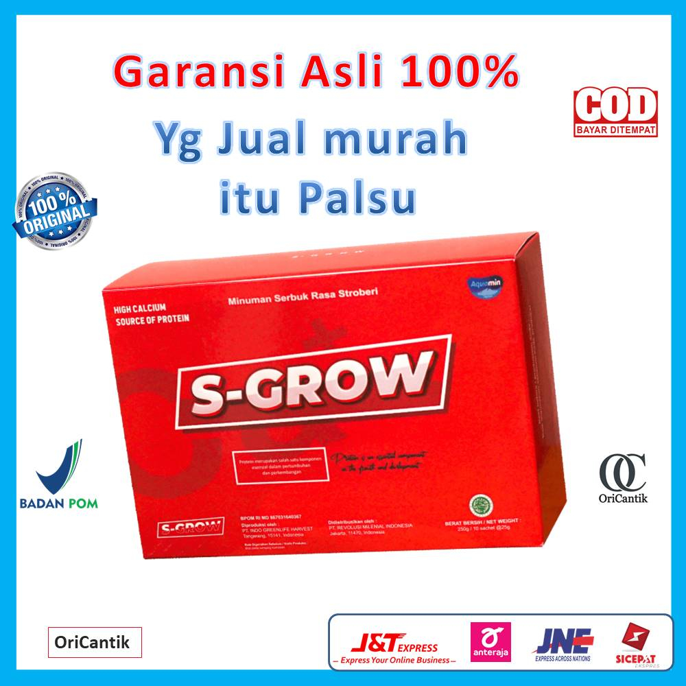 Jual Susu Suplemen Vitamin Peninggi Badan S Grow untuk Remaja Dewasa ...