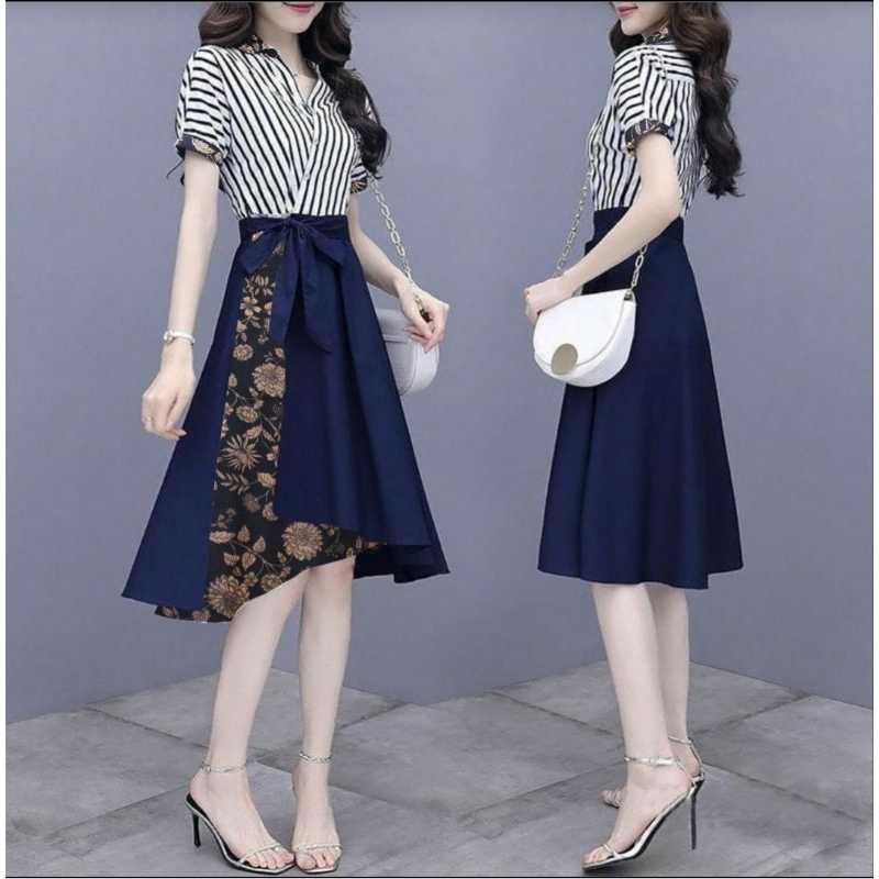 Jual { THABI } DRES FOMILA / DRESS KOREAN STYLE / DRES KOREA / MINI ...