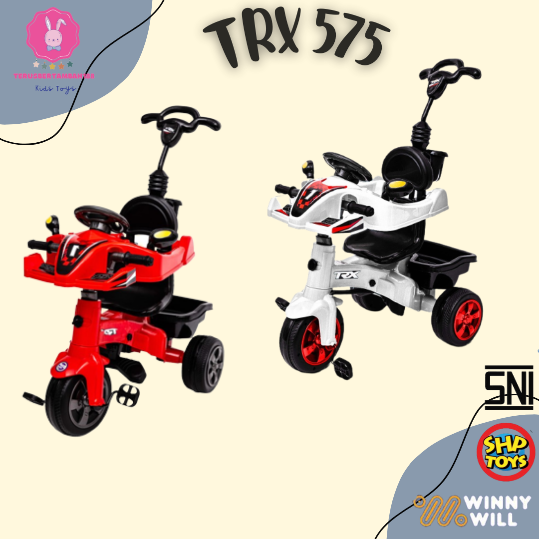 Jual TRX 575 - SHP TOYS Promo Mainan Anak Viral Sepeda Roda Tiga Dorong (BISA INSTAN KIRIM HARI ...