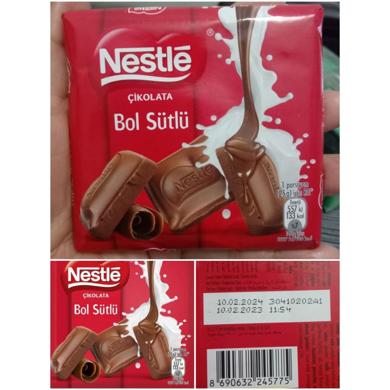 Jual Nestle Cikolata Bol Sutlu 60g Halal Product Turkey | Shopee Indonesia