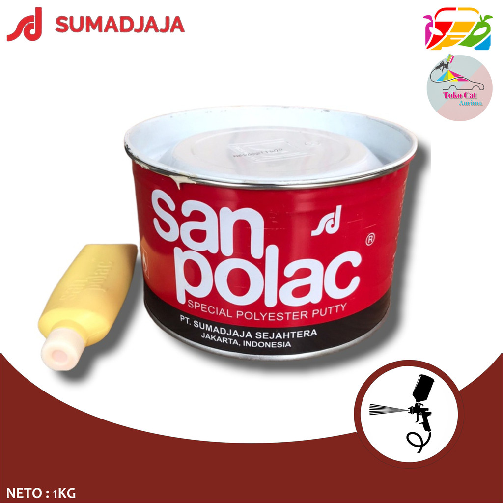 Jual DEMPUL SANPOLAC DEMPUL KAYU DEMPUL BESI DEMPUL PLASTIK 1KG DAN ...