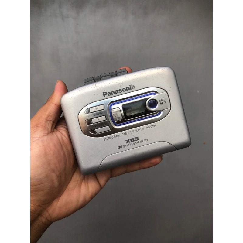 Jual walkman / stereo cassette player panasonic XBS RQ-C10V | Shopee ...