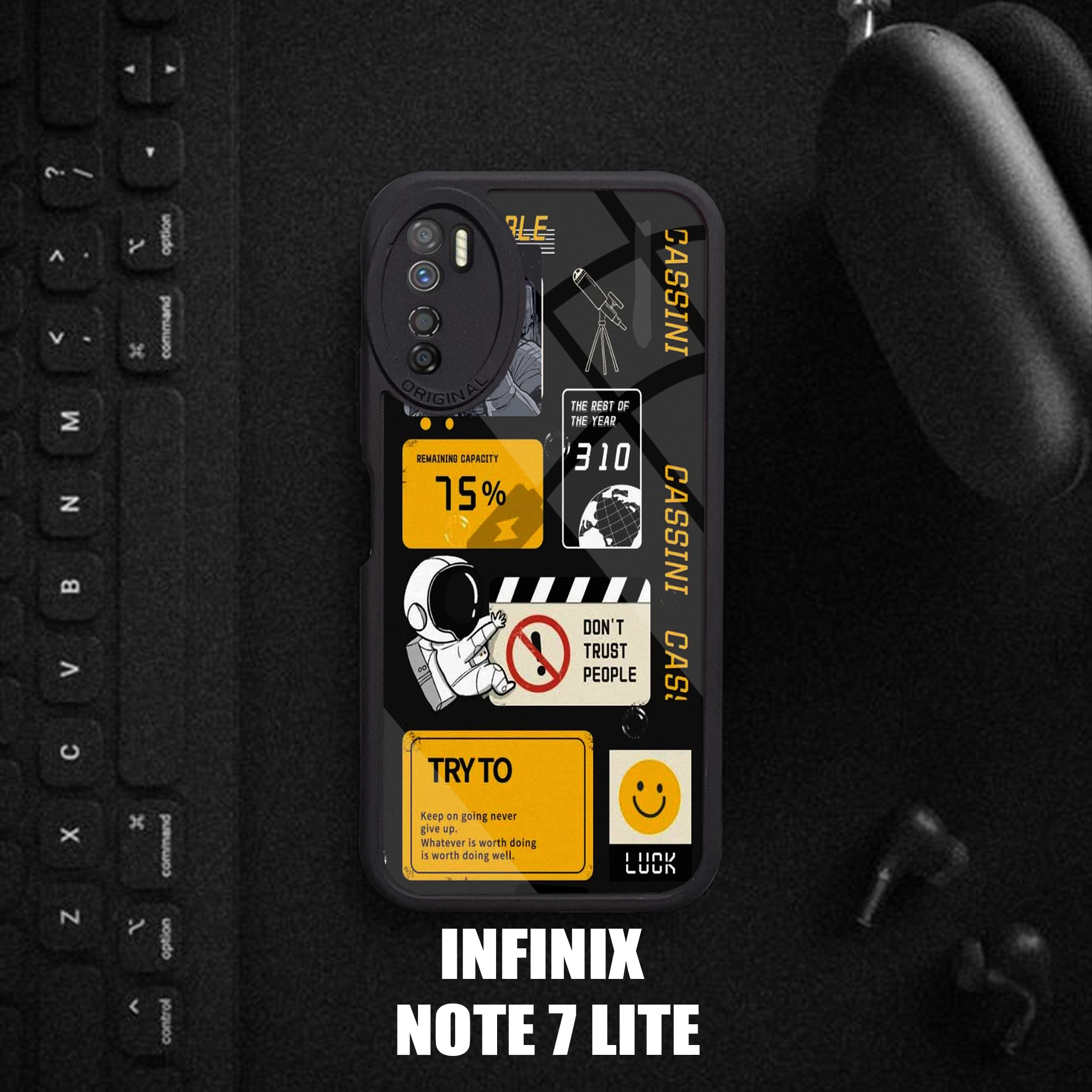 Jual Case INFINIX NOTE 7 LITE MOTIF NASTIK Softcase INFINIX NOTE 7 LITE ...