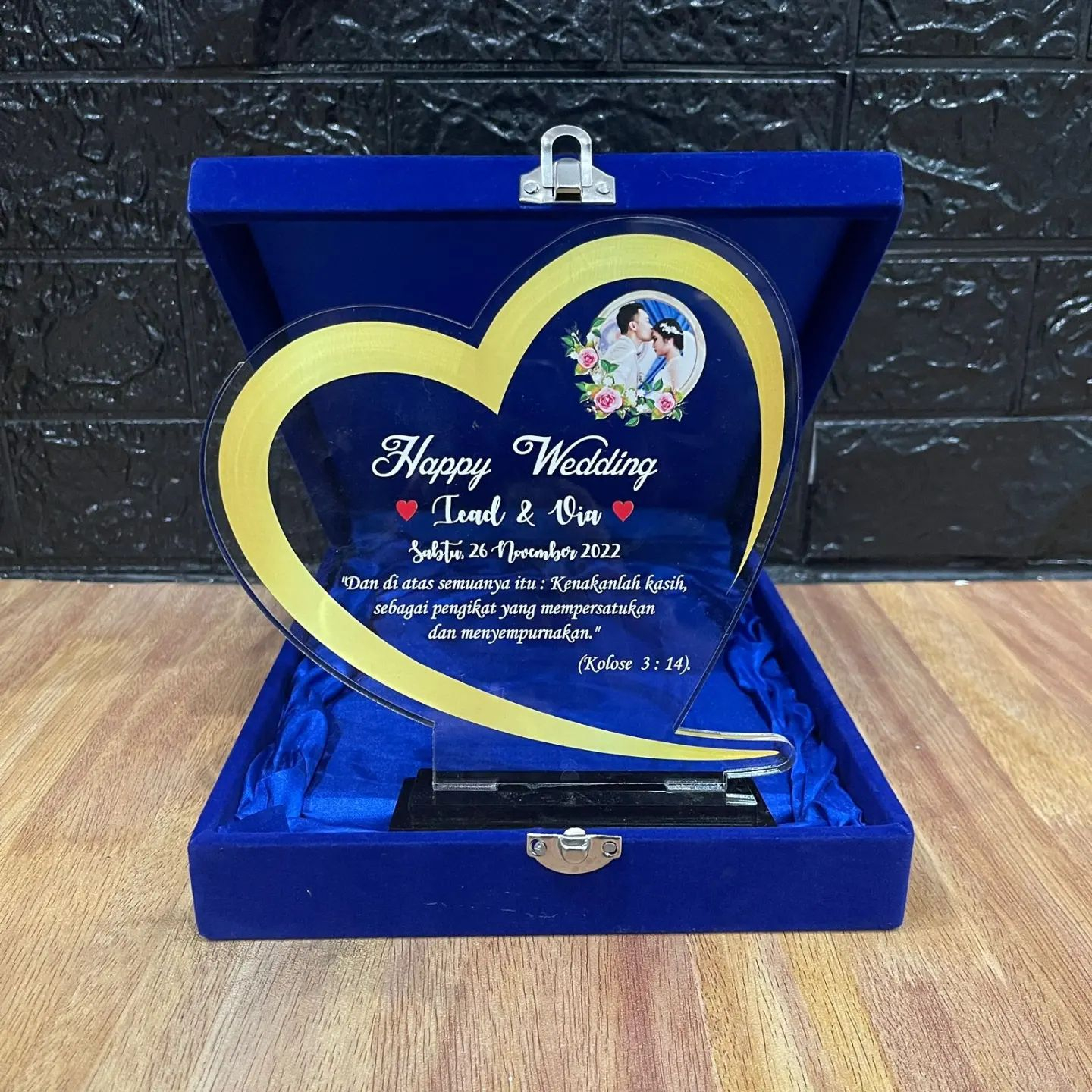 Jual Plakat akrilik, Kado wedding, kado pernikahan, kado ulang tahun ...