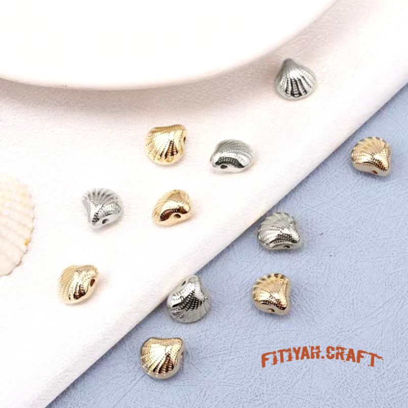 Jual Space Manik manik bentuk kerang Lot manik ccb Aksesoris DIY ...