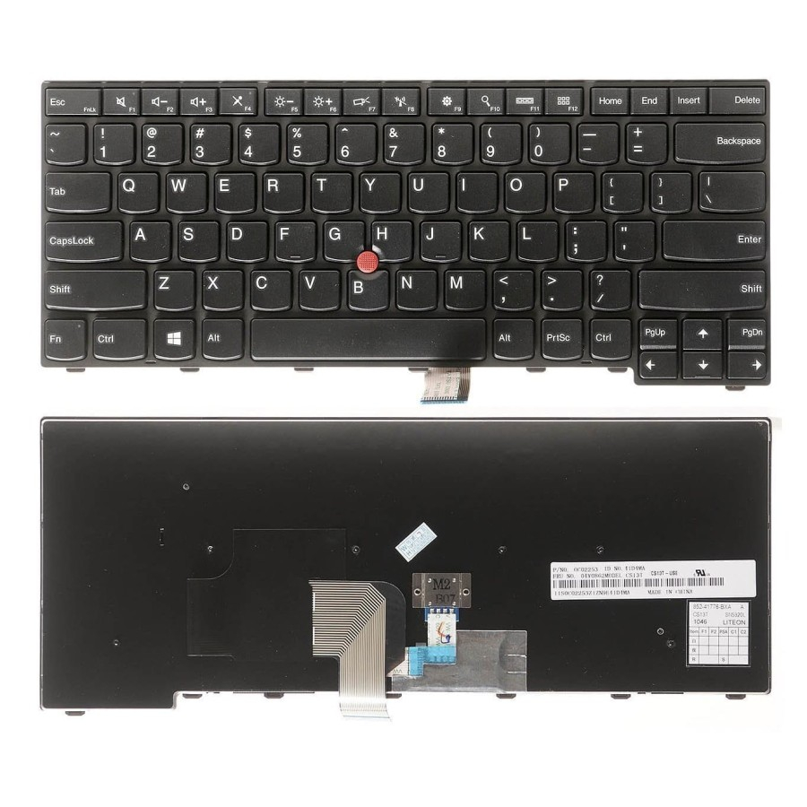 Jual KEYBOARD LENOVO Thinkpad L440 T431S T440 T440P Black 6 BAUT ...