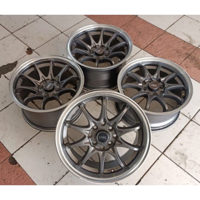Jual Velg variasi pelek Velg Bekas Hiroshima(Hsr) Ring 15x7/8,5 H4x100 ...
