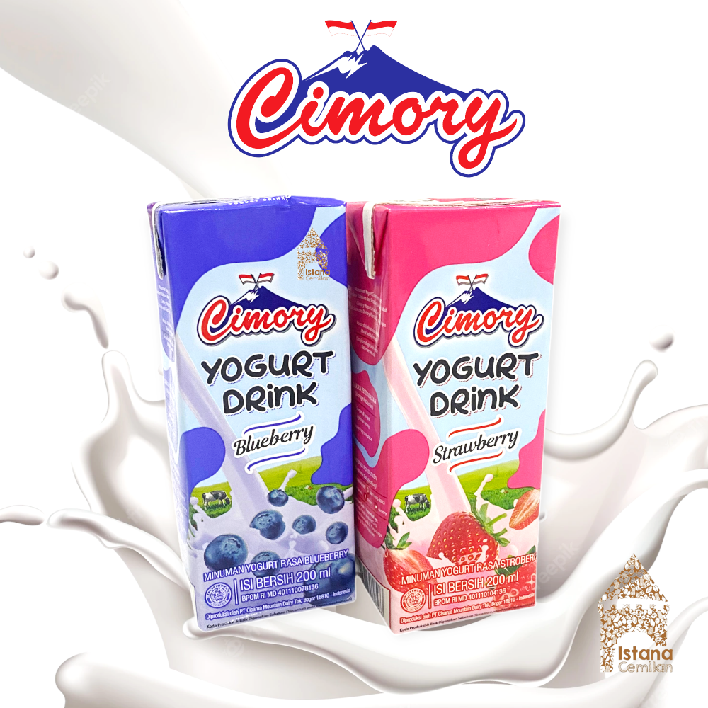 Jual Cimory Yogurt Drink Blueberry / Strawberry / Original Yoghurt 200 ...