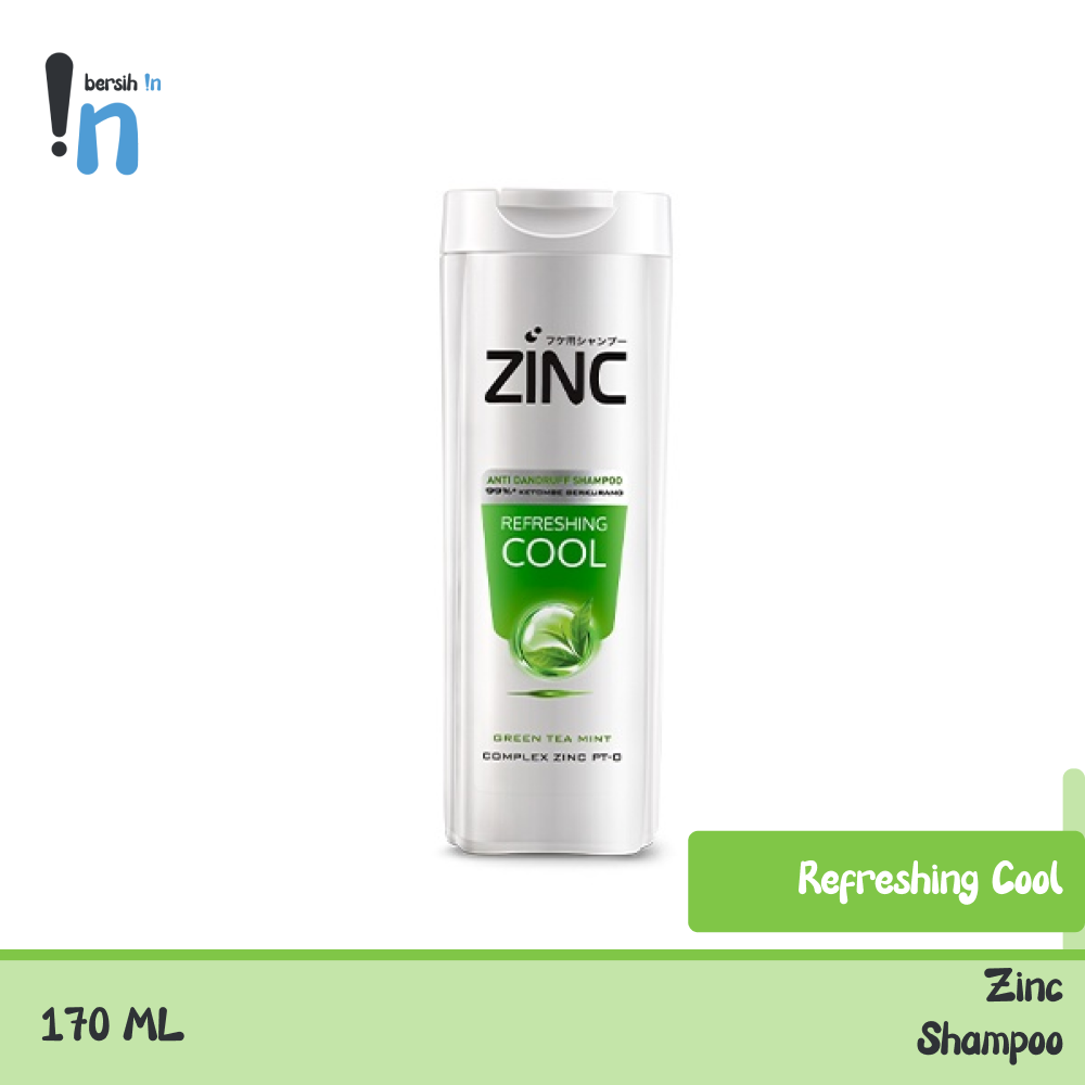 Jual Zinc Shampoo 170 ML Refreshing Cool (Hijau) | Shopee Indonesia