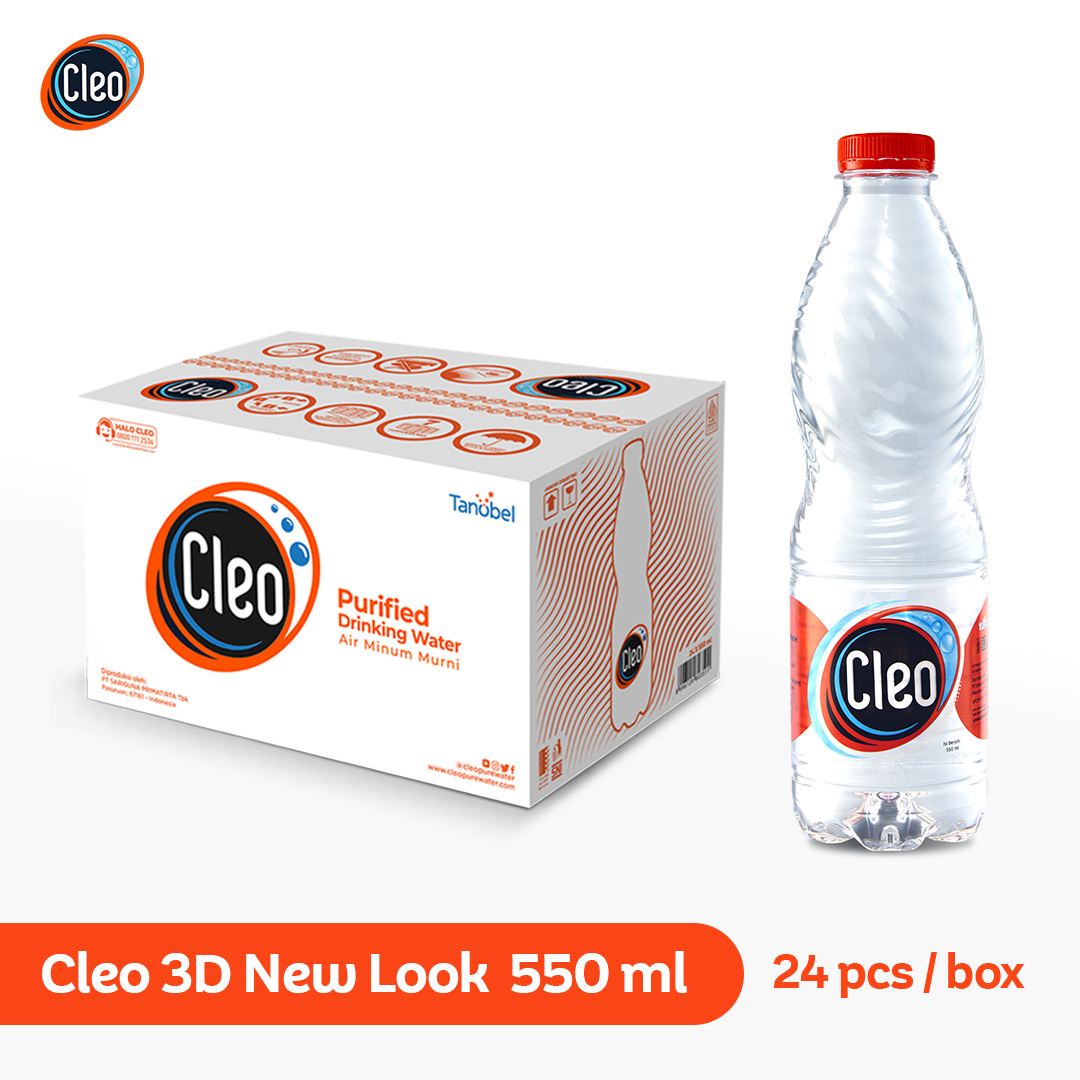 Jual Cleo Air Murni 550ml (24 Pcs) | Shopee Indonesia