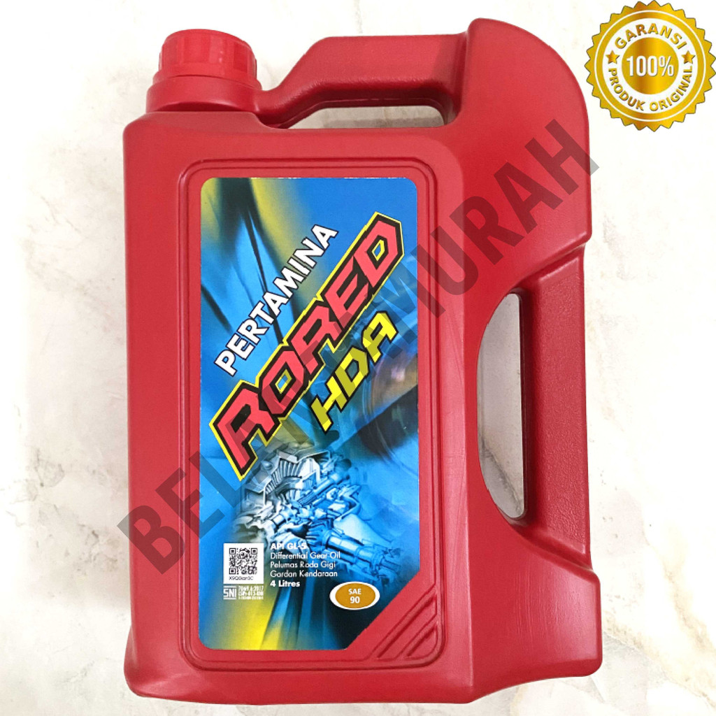 Jual Oli Transmisi / Porsneling / Gardan Pertamina Rored HDA Sae 90 GL ...
