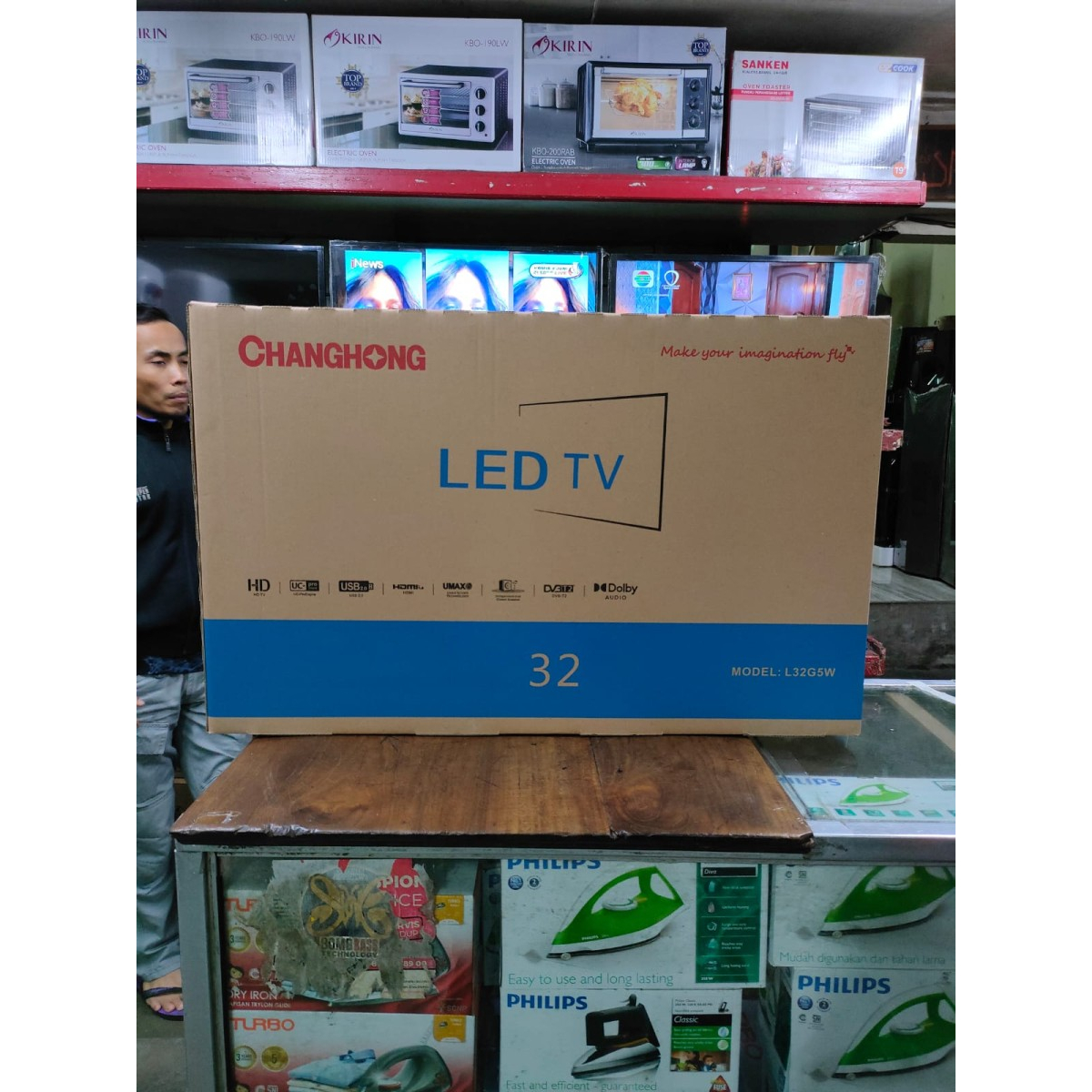 Jual LED TV Changhong 32 Inch Digital TV 32G5W | Shopee Indonesia