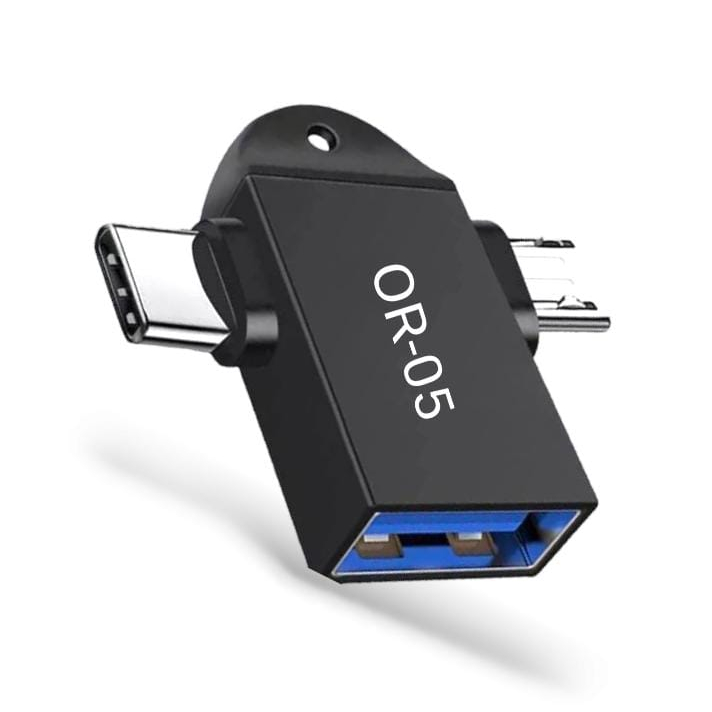 Jual ADAPTER OTG 3IN1 OR-05 USB 3.0 MICRO TYPE C / Besi Metalic ...