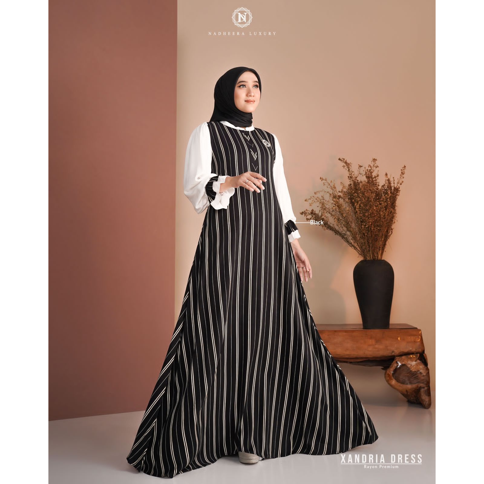Jual NADHEERA LUXURY // XANDRIA DRESS // GAMIS | Shopee Indonesia
