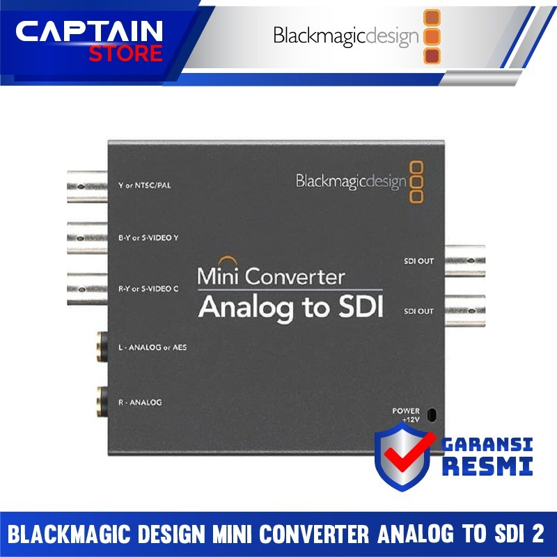 Jual Blackmagic Design Mini Converter Analog to SDI 2 | Shopee Indonesia