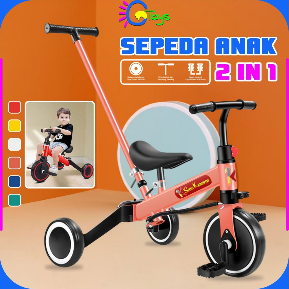 Jual CR-M97 Mainan Sepeda Anak 3 Roda 2in1 Sepeda Keseimbangan Anak ...