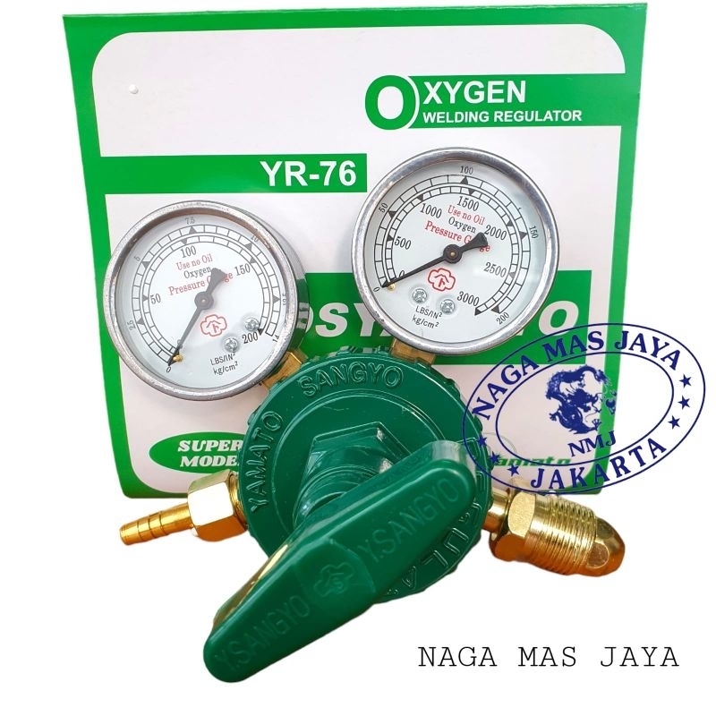 Jual REGULATOR LAS OXYGEN YAMATO / REGULATOR OKSIGEN YAMATO / REGULATOR ...