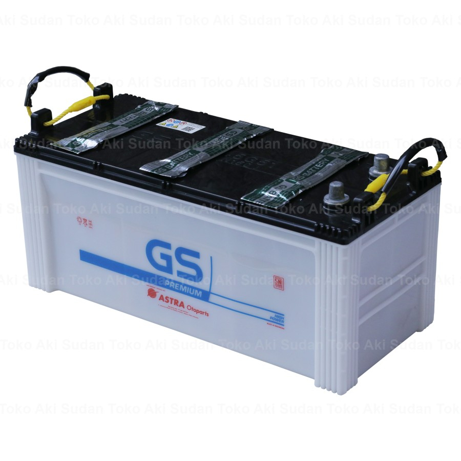 Jual Aki Accu Basah GS Premium Astra N150 Komatsu Excavator Dozer Grader Mercedes Benz Truck ...