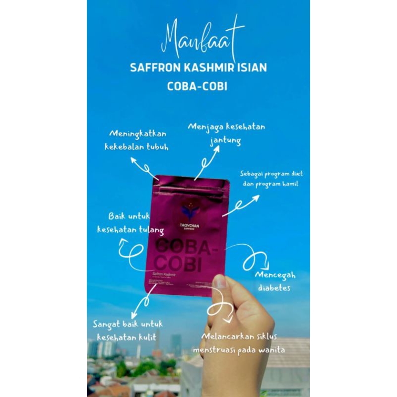Jual Saffron coba cobi (Khusus Affiliate) | Shopee Indonesia