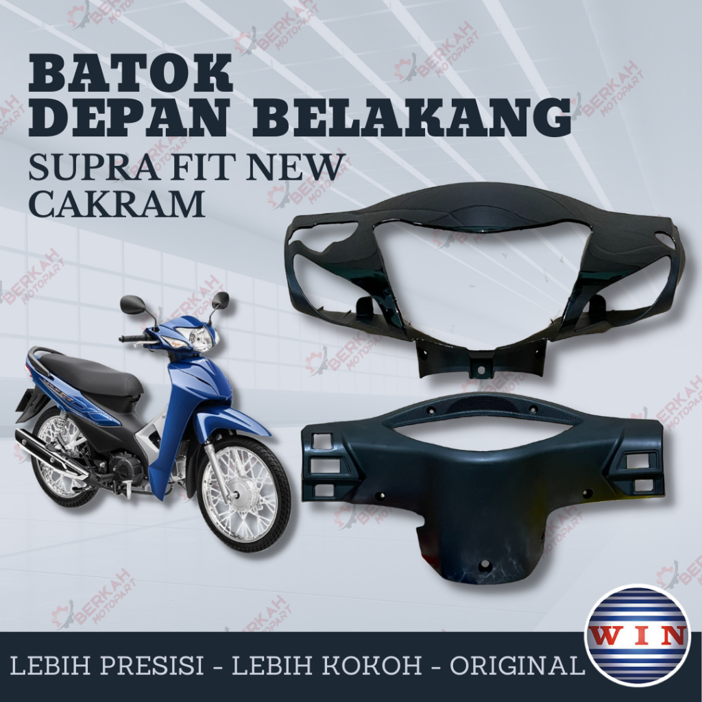 Jual WIN - Cover Batok Kepala Depan Belakang Honda Supra Fit New S X ...