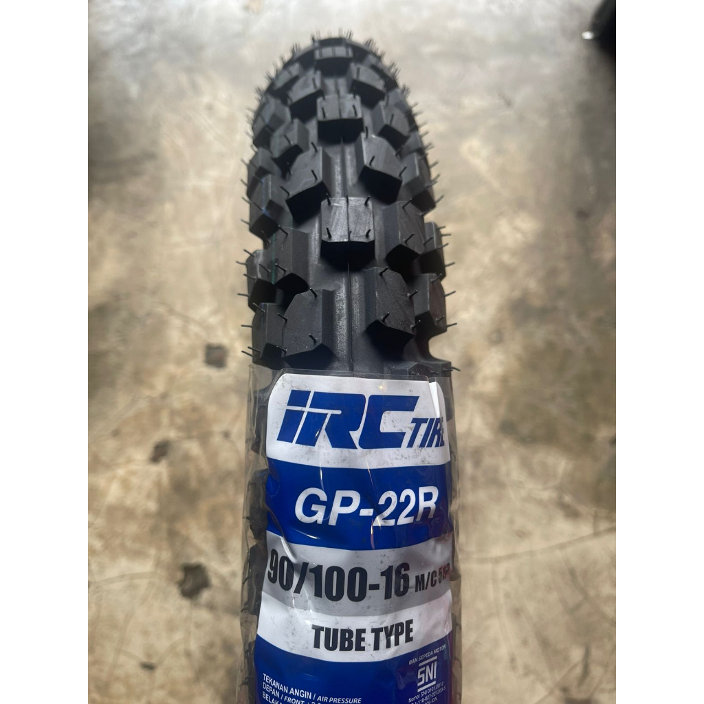 Jual BAN KLX CRF 90/100-16 GP-22R MERK IRC TUBETYPE ORIGINAL NEW ...