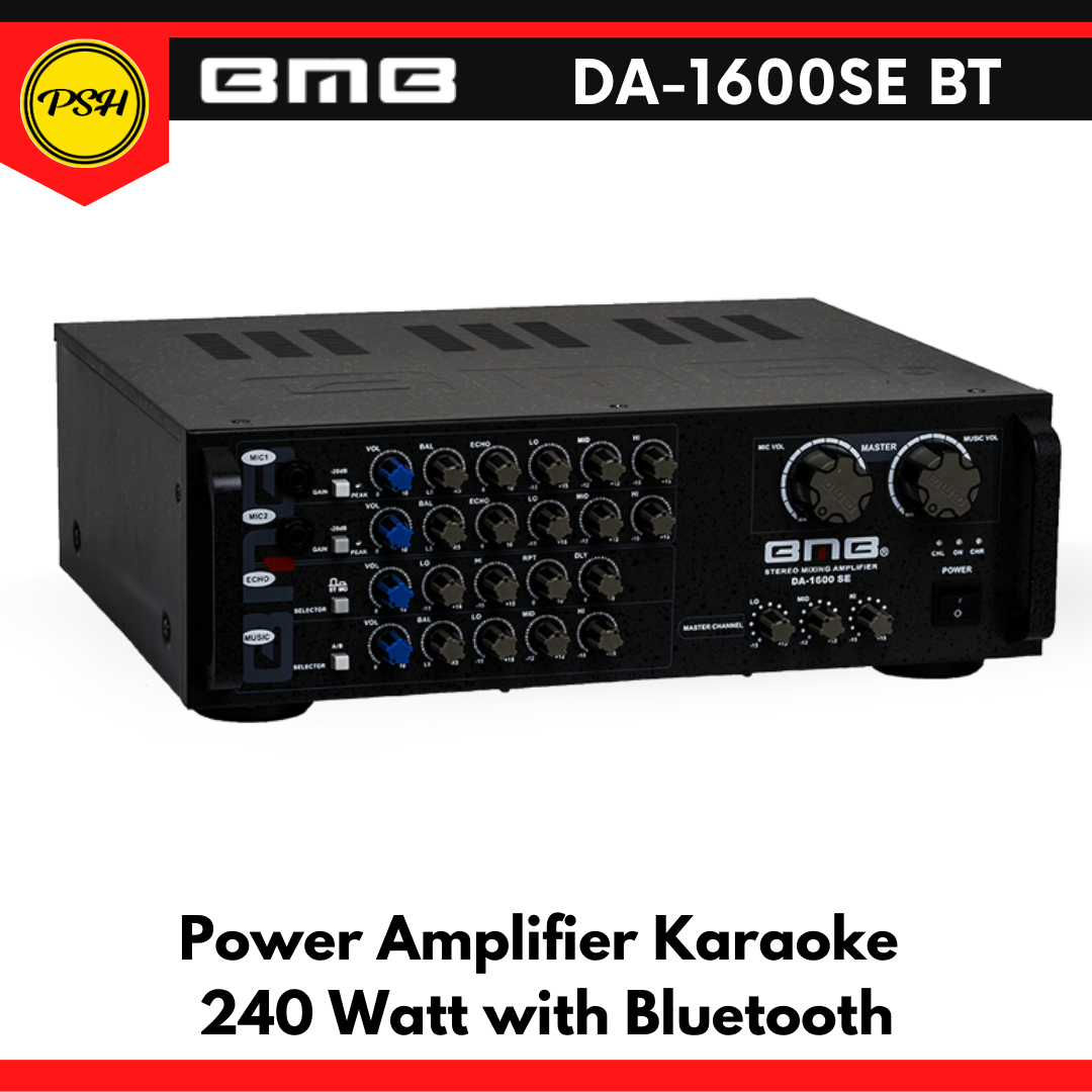 Jual BMB DA-1600SE BT DA1600 SE Power Amplifier Karaoke Mixer Bluetooth ...