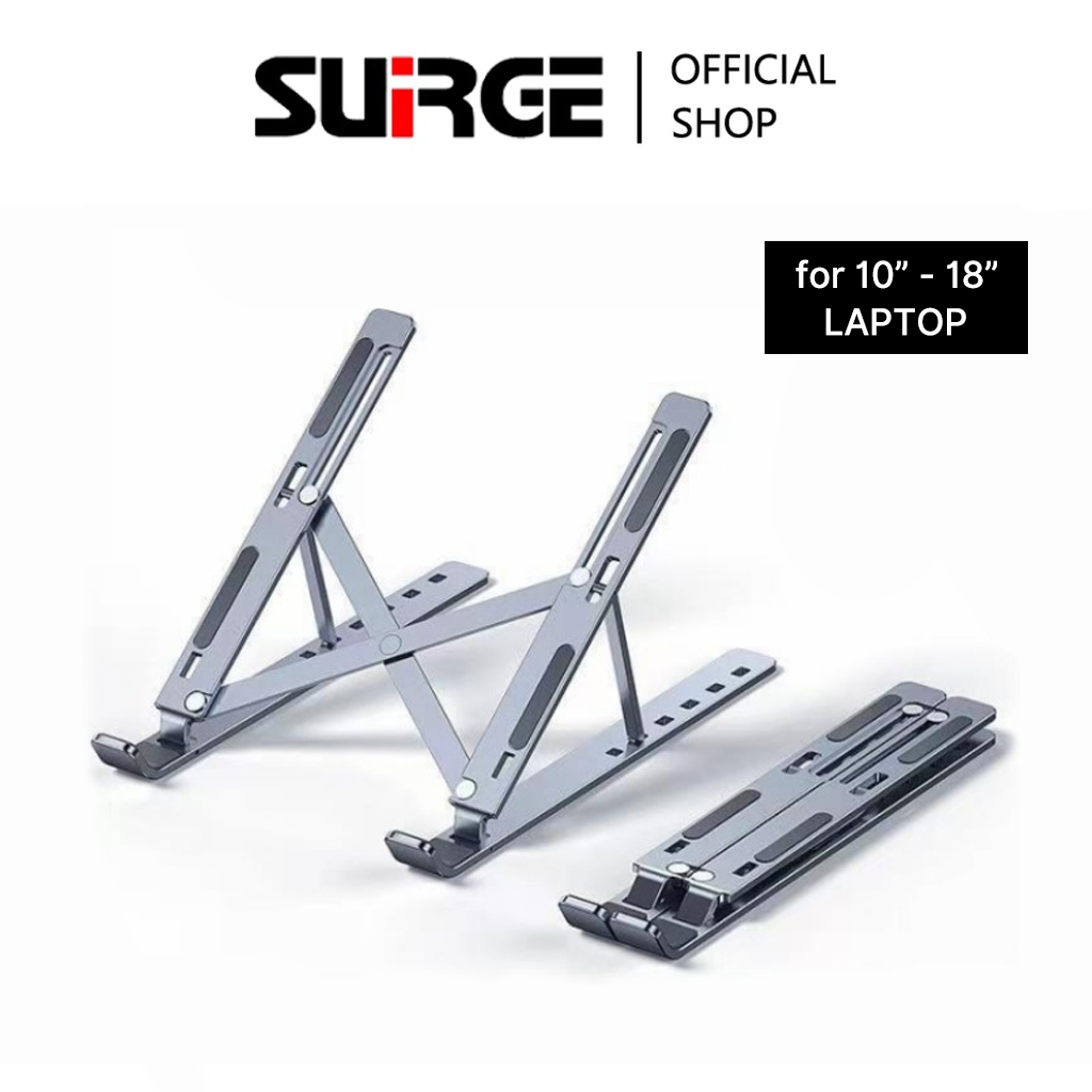 Jual SUIRGE Foldable Laptop Stand Notebook Tablet Adjustable Anti Slip Holder Portable Full ...