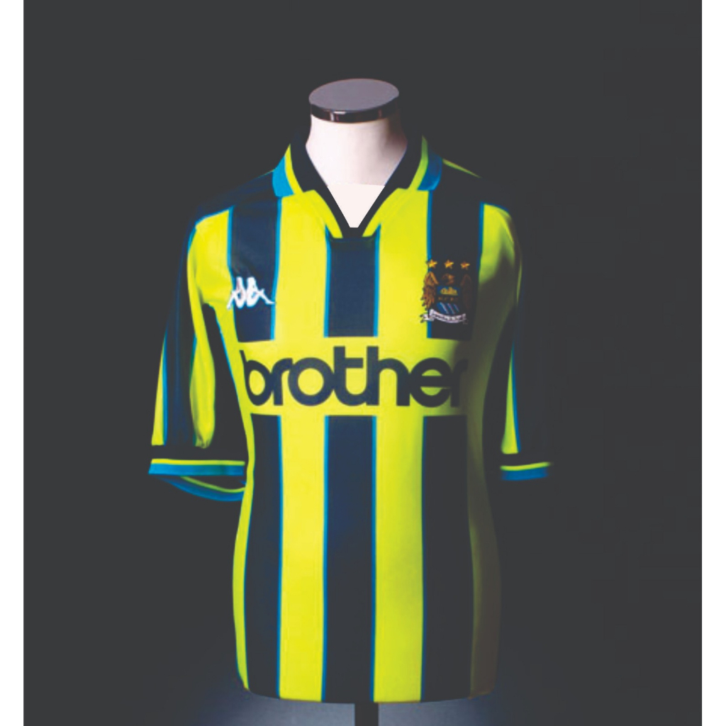 Jual JERSEY MAN CITY 1998 AWAY PRINTING | Shopee Indonesia