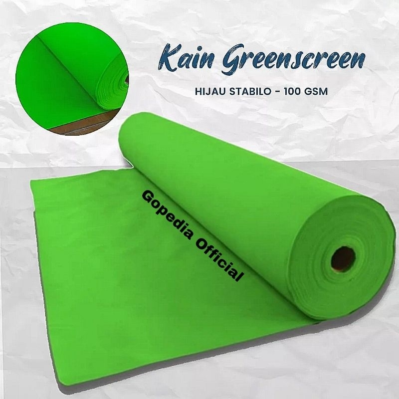 Jual Green Screen Spundbond 100gsm 4mx1.6m Kursi Gaming Backdrop ...