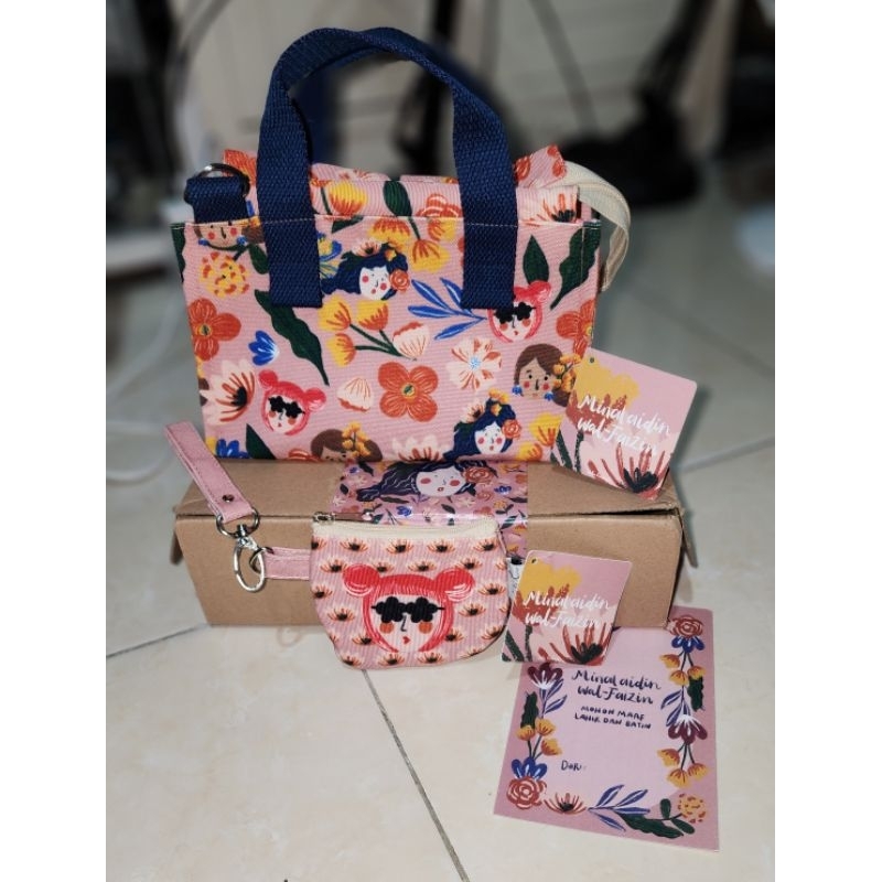 Jual Ideku Handmade Kanaya Ied Hampers Miku Bag + Pouch | Shopee Indonesia