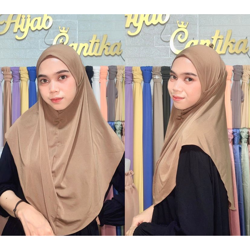 Jual JILBAB BERGO JERSEY TALI NON PET M|| HIJAB INSTAN|| BERGO DAILY | Shopee Indonesia
