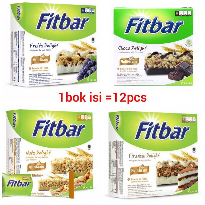 Jual FITBAR SNACK SEHAT ISI 12 PCS | Shopee Indonesia