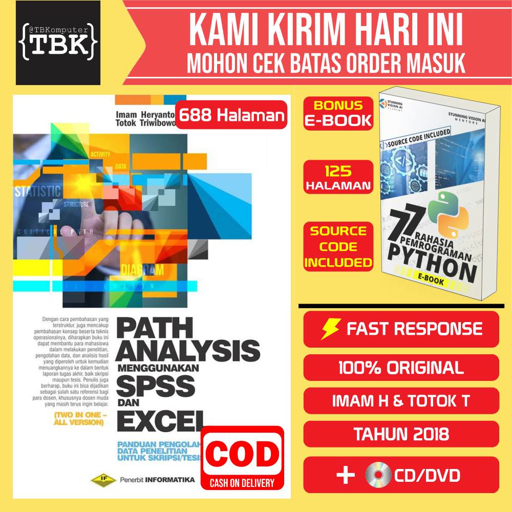 Jual BUKU PATH ANALYSIS MENGGUNAKAN SPSS DAN EXCEL IMAM HERYANTO | Shopee Indonesia