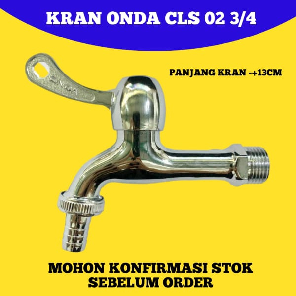 Jual Keran / Kran Air Onda Cls 02 3/4 dim Kran Besi Tembok Taman ...