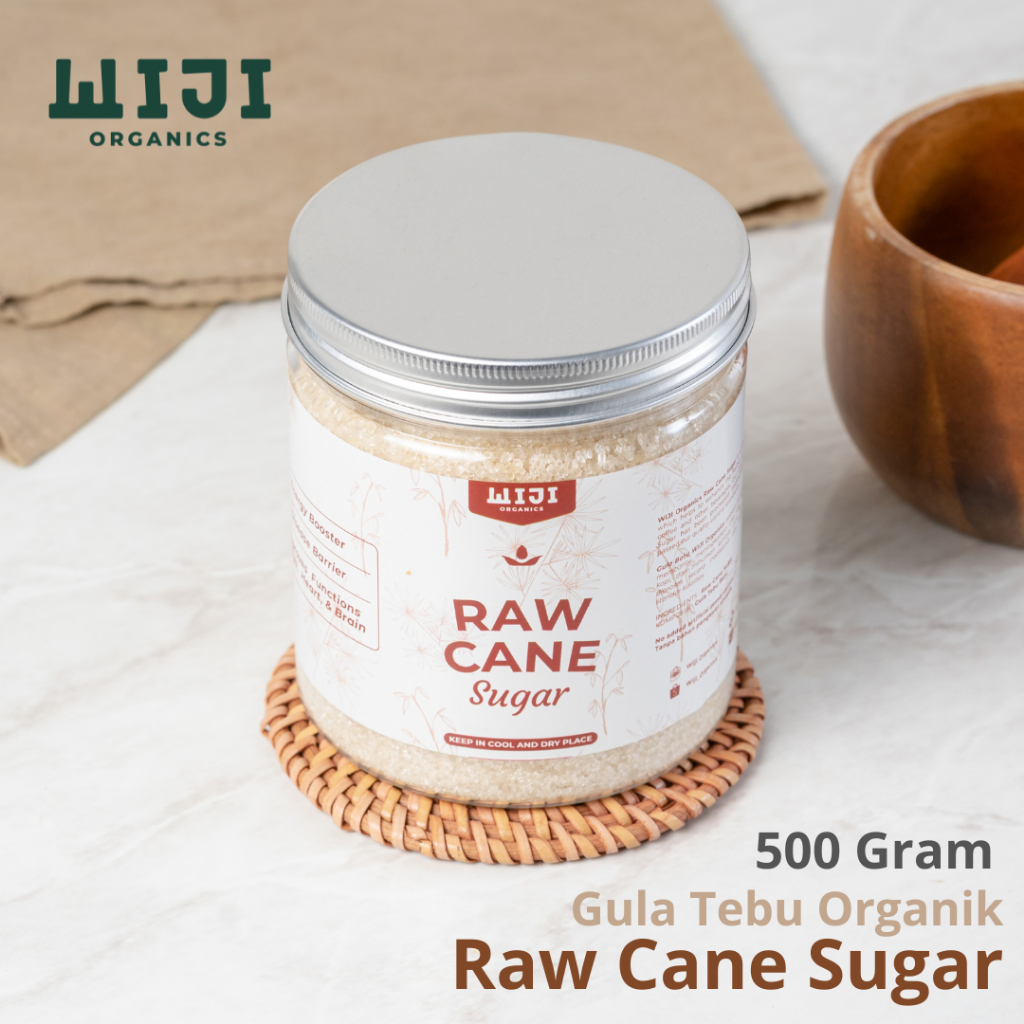 Jual Raw Cane Sugar Pure Premium | Gula Tebu Murni Organik Natural 500 ...
