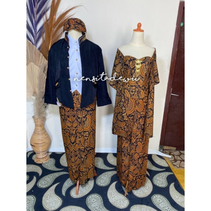 Jual Baju Prewed Basahan / Baju Couple Adat Jawa, Motif Semenromo ...