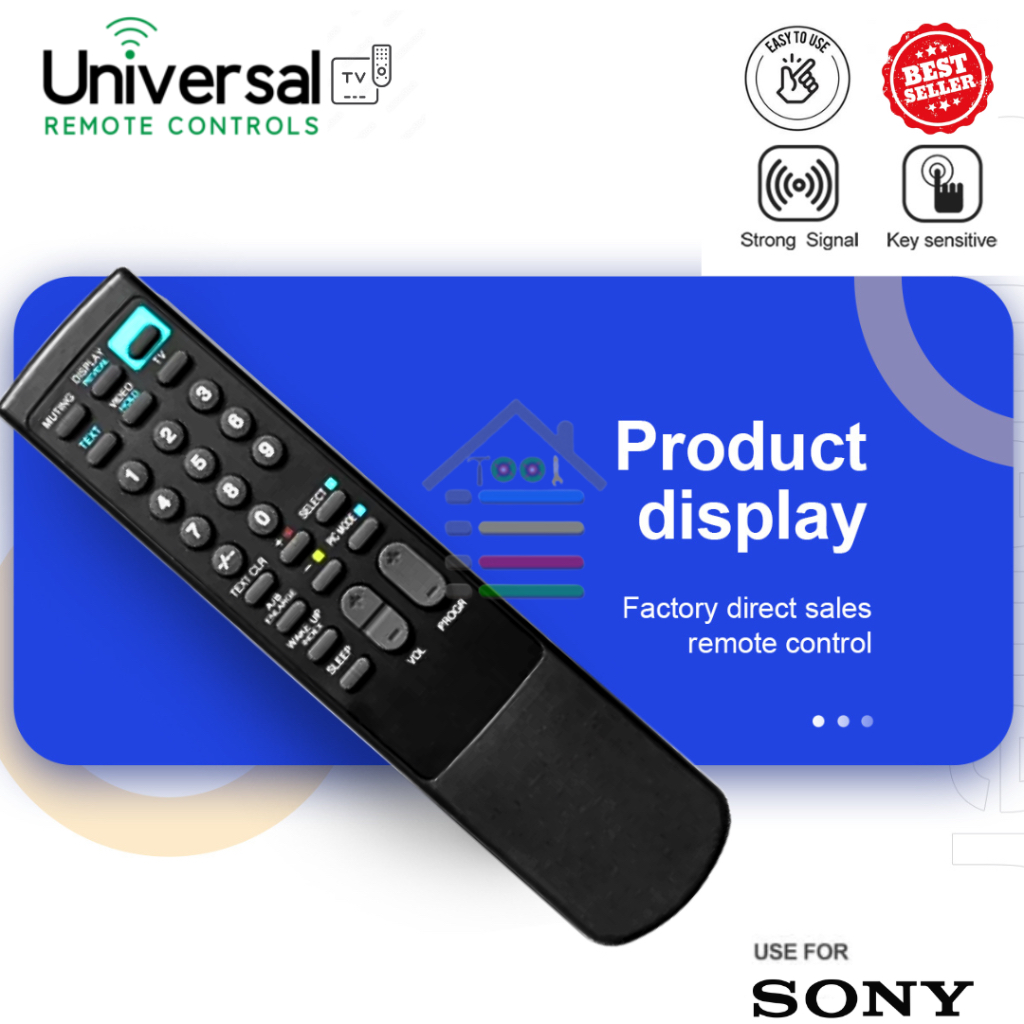 Jual Remote SONY TRINITRON TV CRT TABUNG 870 REMOT PENGGANTI | Shopee ...