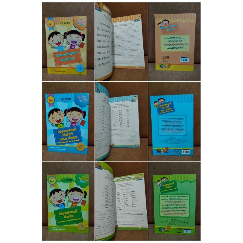Jual Seri baca tulis Jilid 1 2 3 Mengenal Huruf dan Kata - Mengenal ...