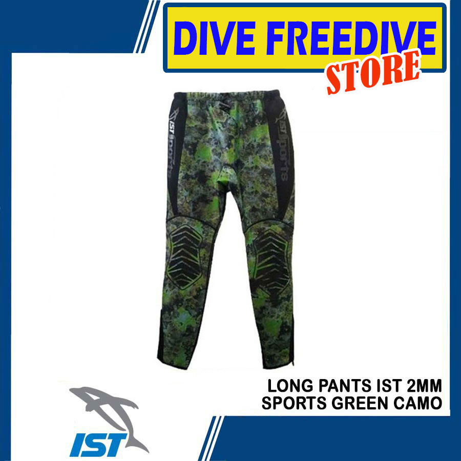 Jual WP5-10GN Long Pants IST Sports 2mm Green Camo Camoflage Celana ...
